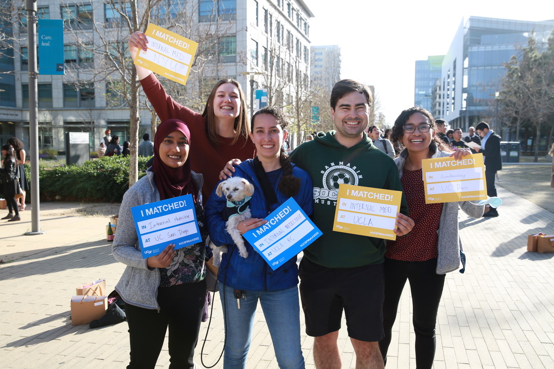 UCSF Medical Students Celebrate First In-Person Match Day Since COVID ...